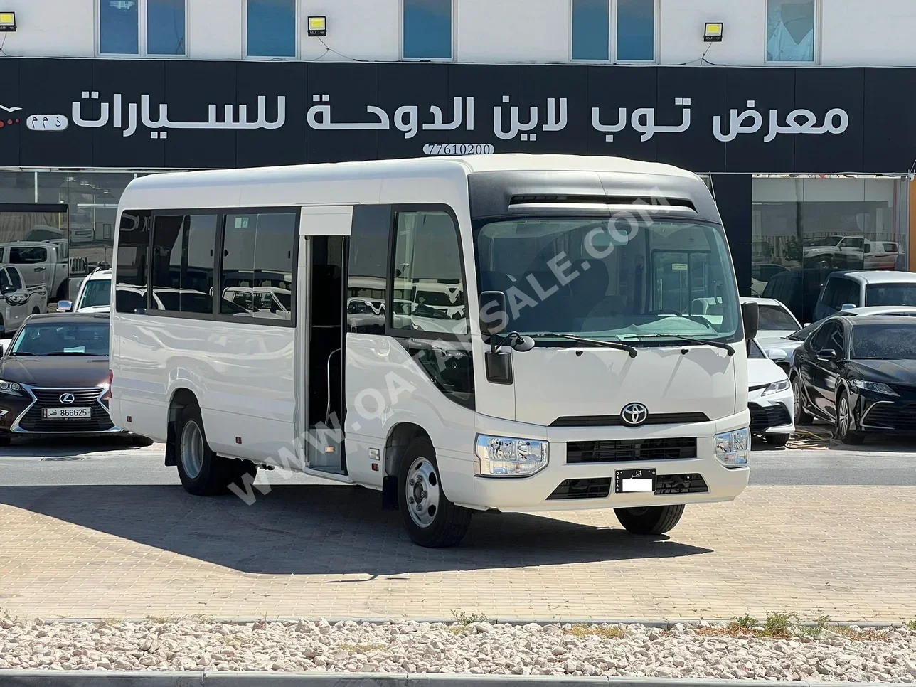 Toyota Coaster White 2022 For Sale in Qatar