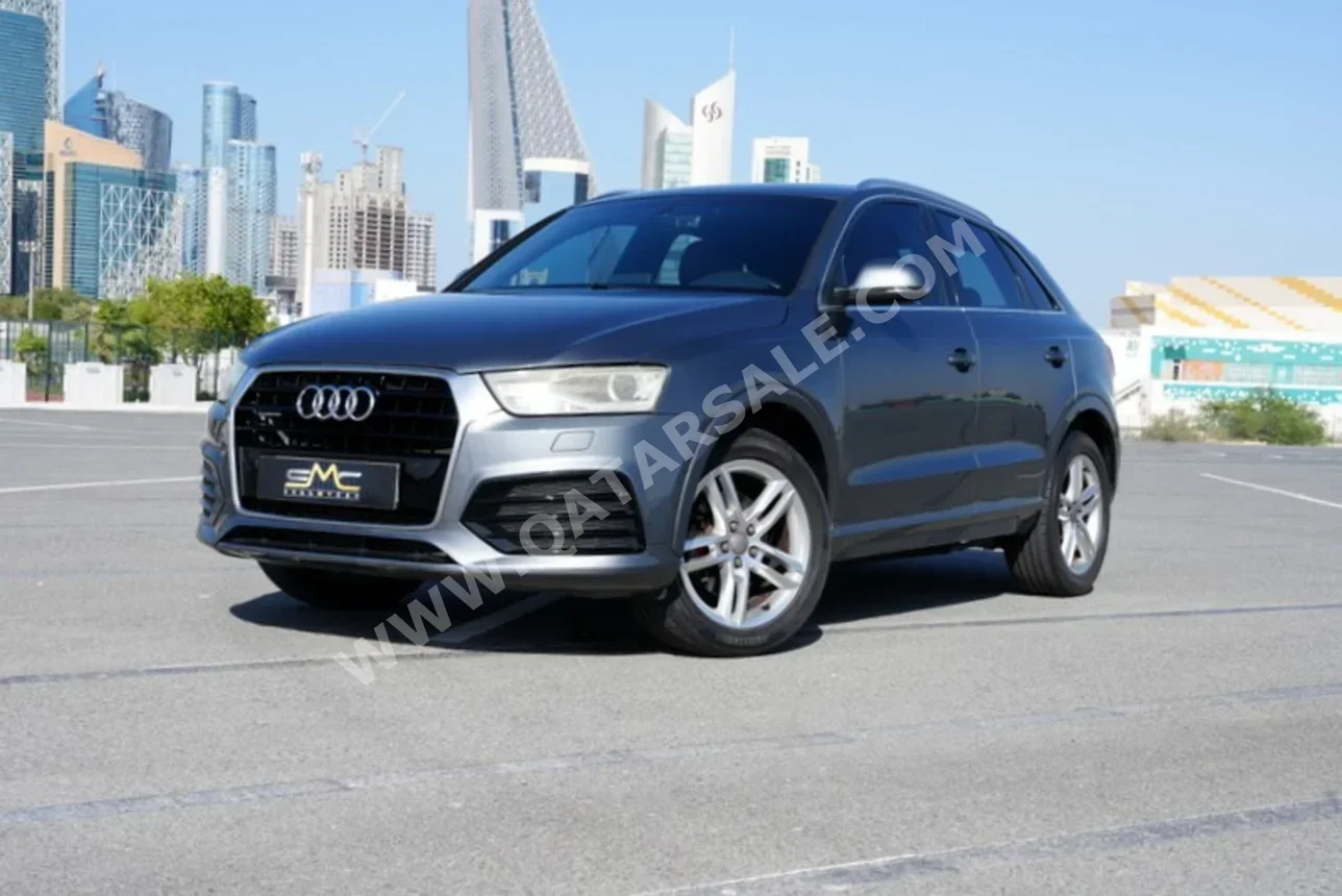 Audi Q3 S Line Gray 2016 For Sale in Qatar