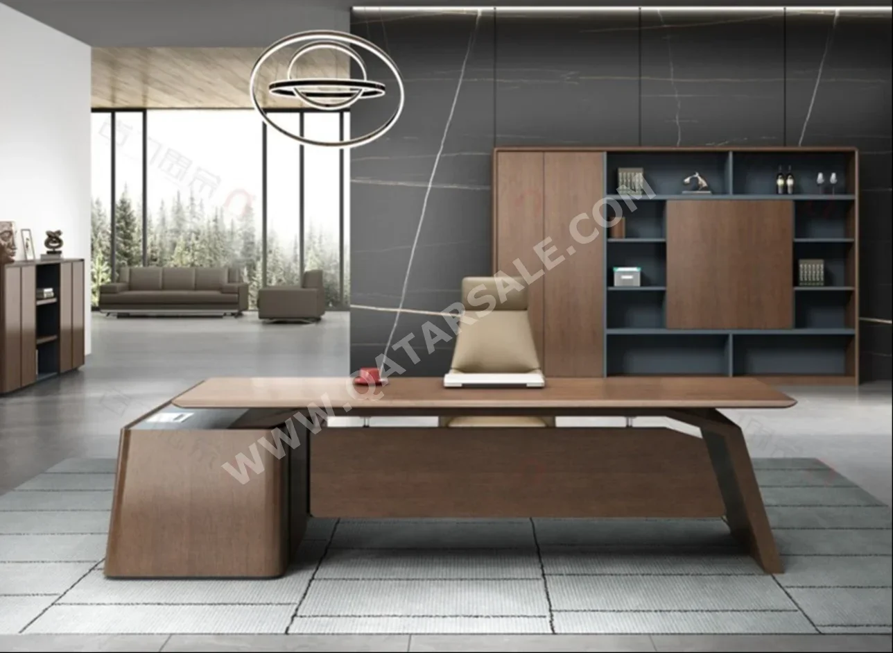 - Luxury Executive Desk - Merir Furniture - Gray With Delivery With ...