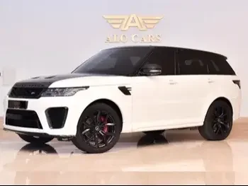 Land Rover Range Rover Sport SVR White 2018 For Sale in Qatar